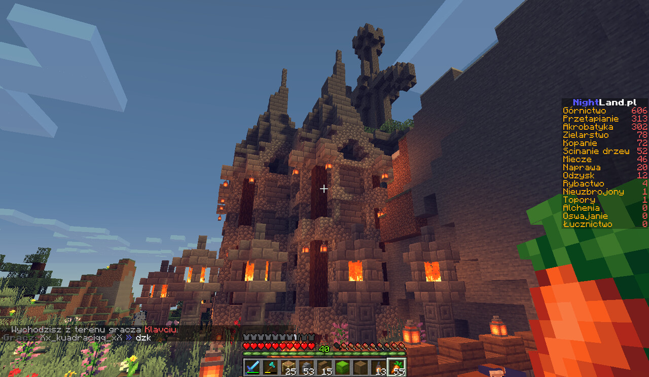 Minecraft Castle with sword Minecraft Map