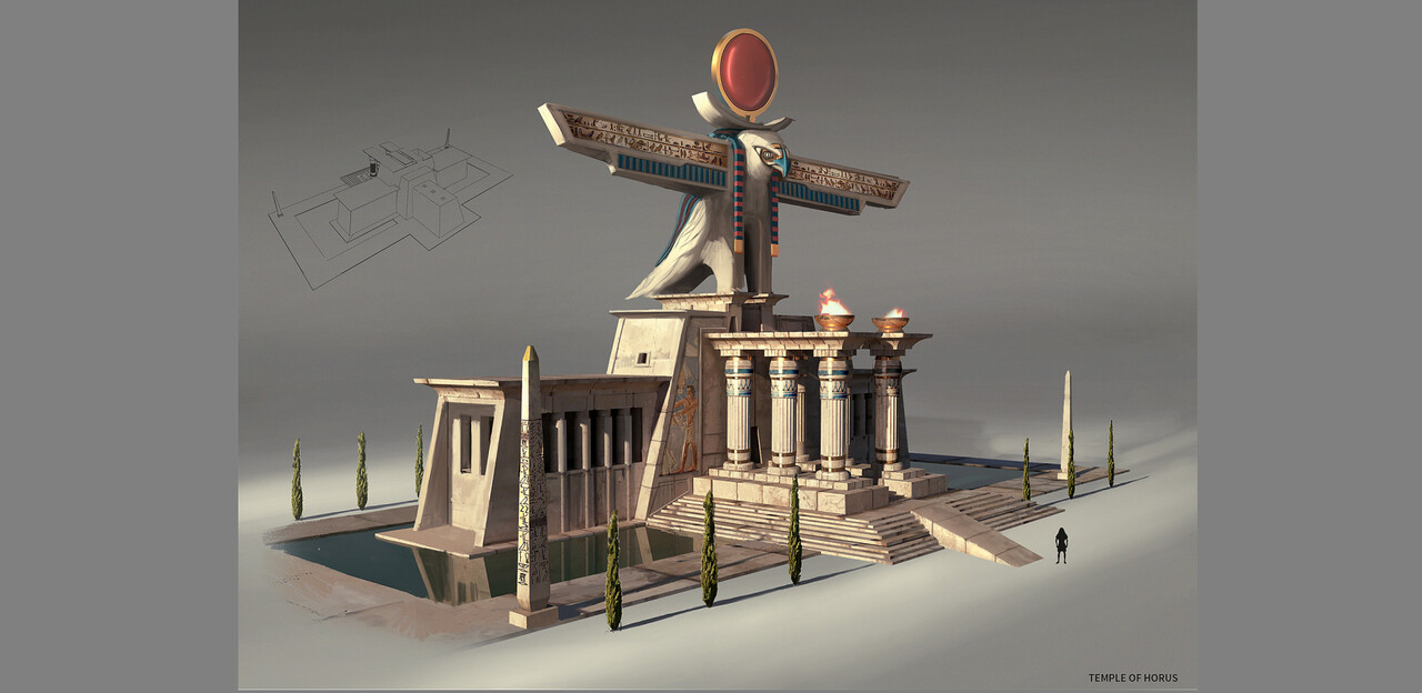 Temple of Horus Minecraft Map