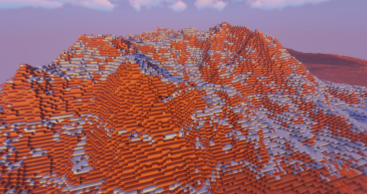 MARS - Cold Desert Planet [3,072 x 3,072] Minecraft Map
