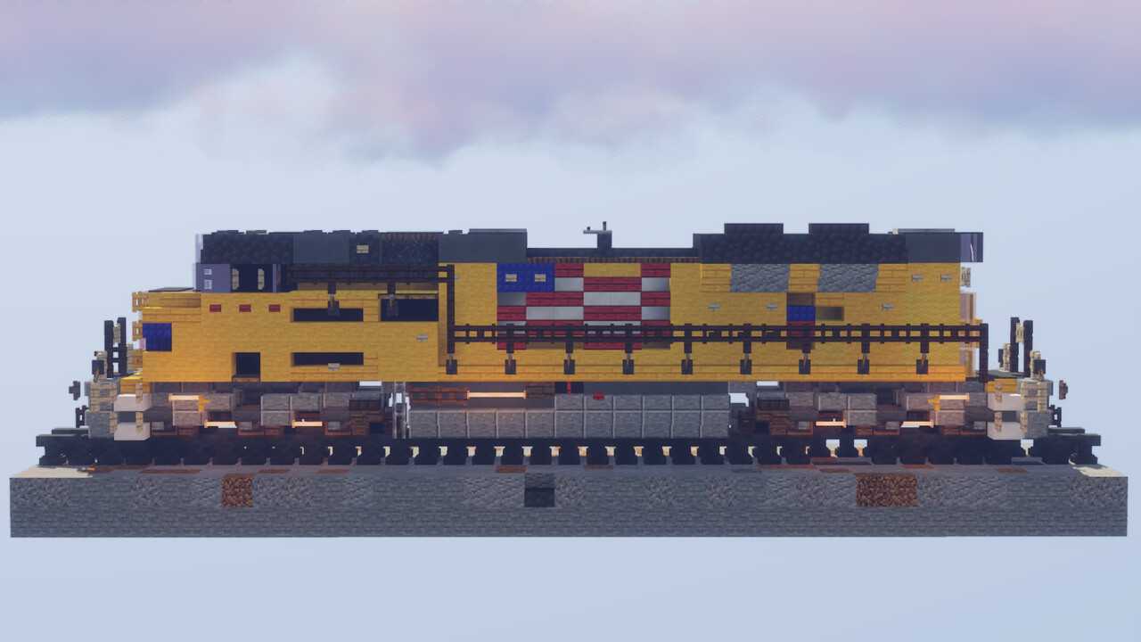 1.5:1 Union Pacific EMD SD70ACe/SD70AH Minecraft Map