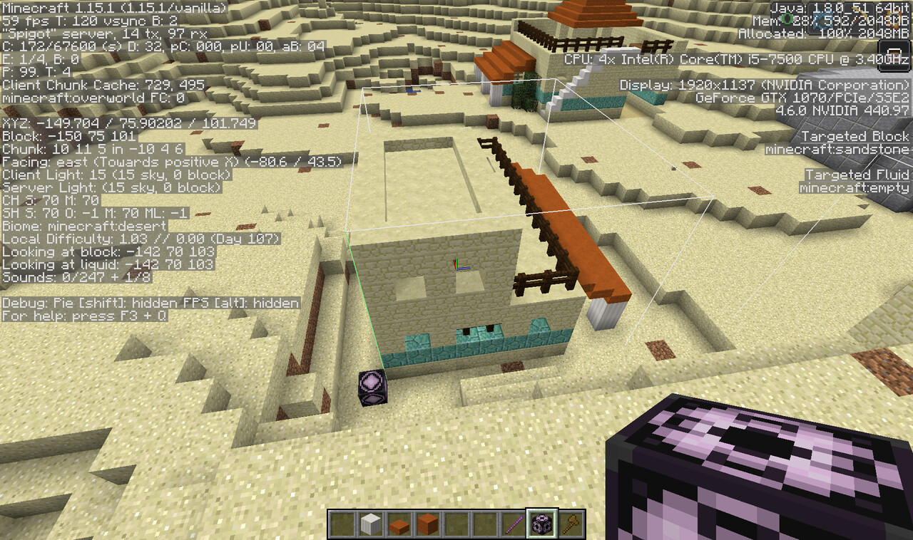 Age of Empires II - Near East Houses Minecraft Map