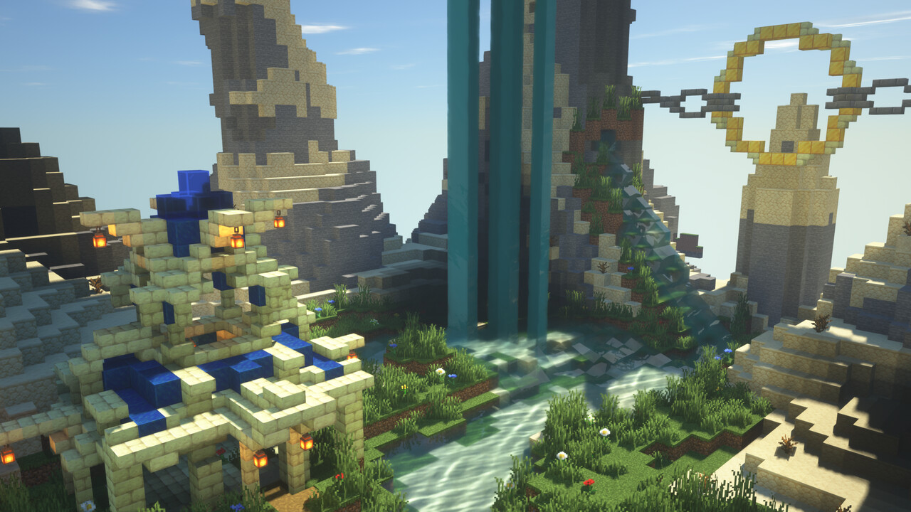 Dramatic Lobby / spawn, fundamentals Minecraft Map