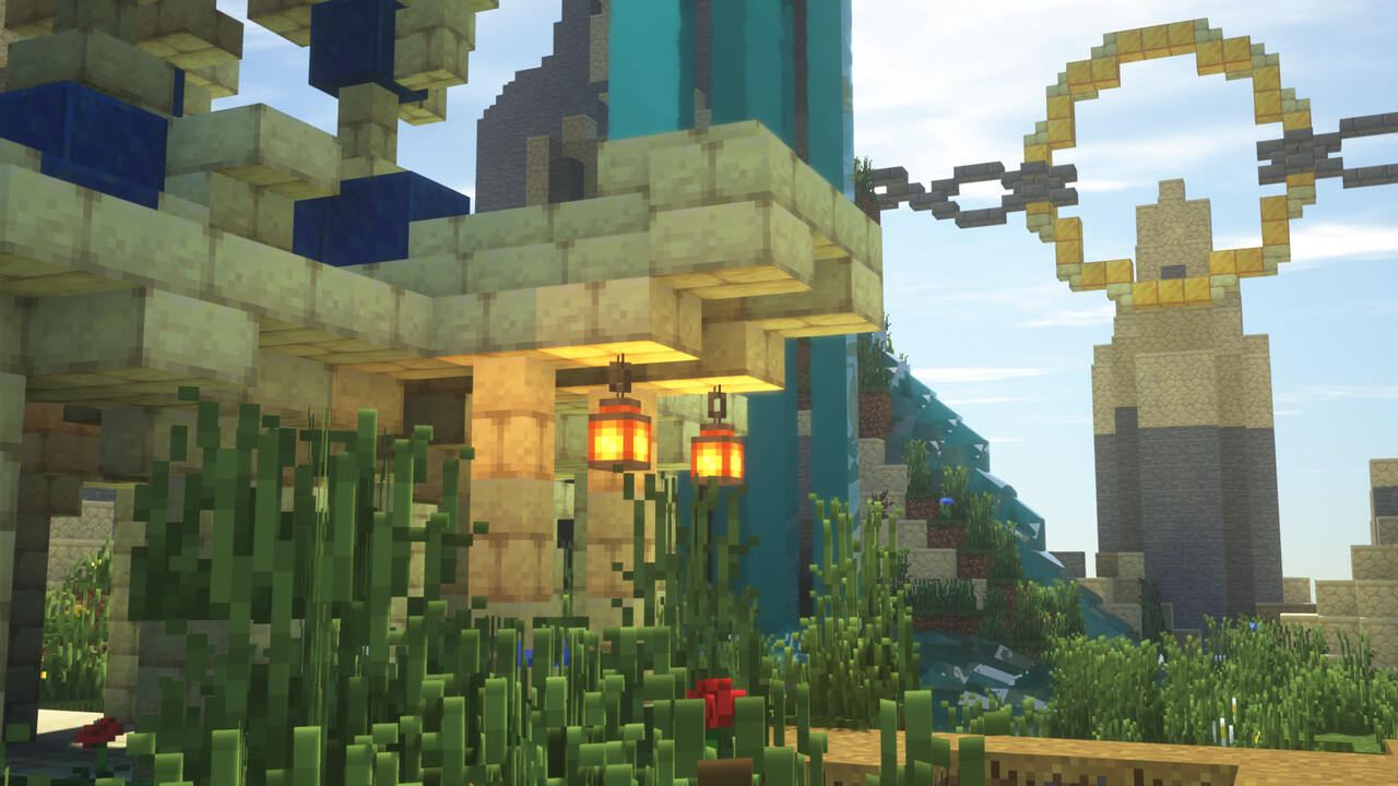 Dramatic Lobby / spawn, fundamentals Minecraft Map