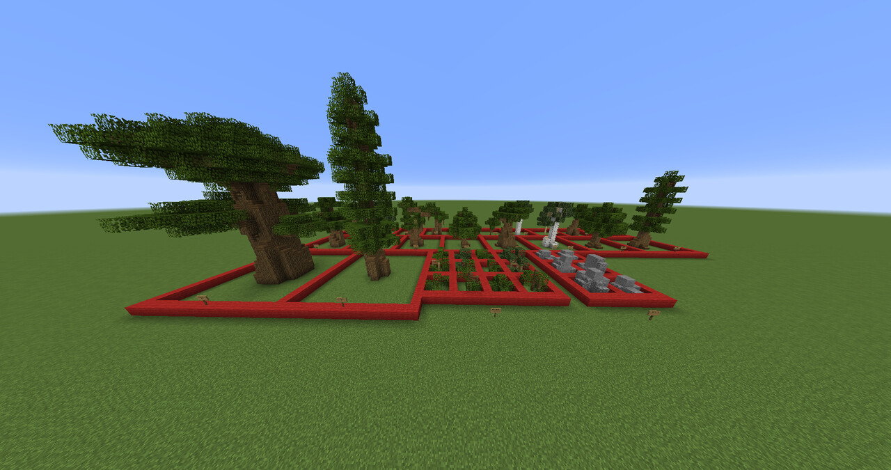 Kerplis's Temperate tree schematics Minecraft Map