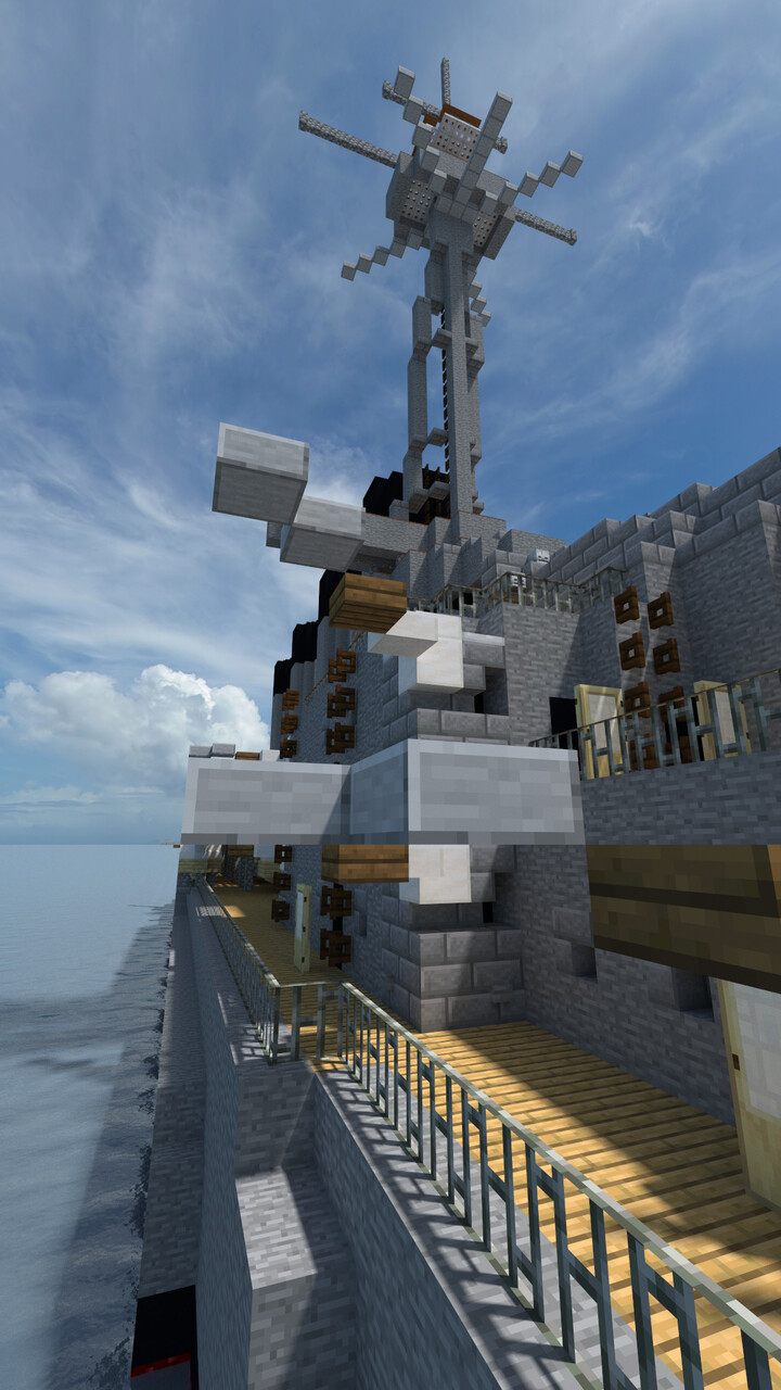 Slava-class battleship Minecraft Map