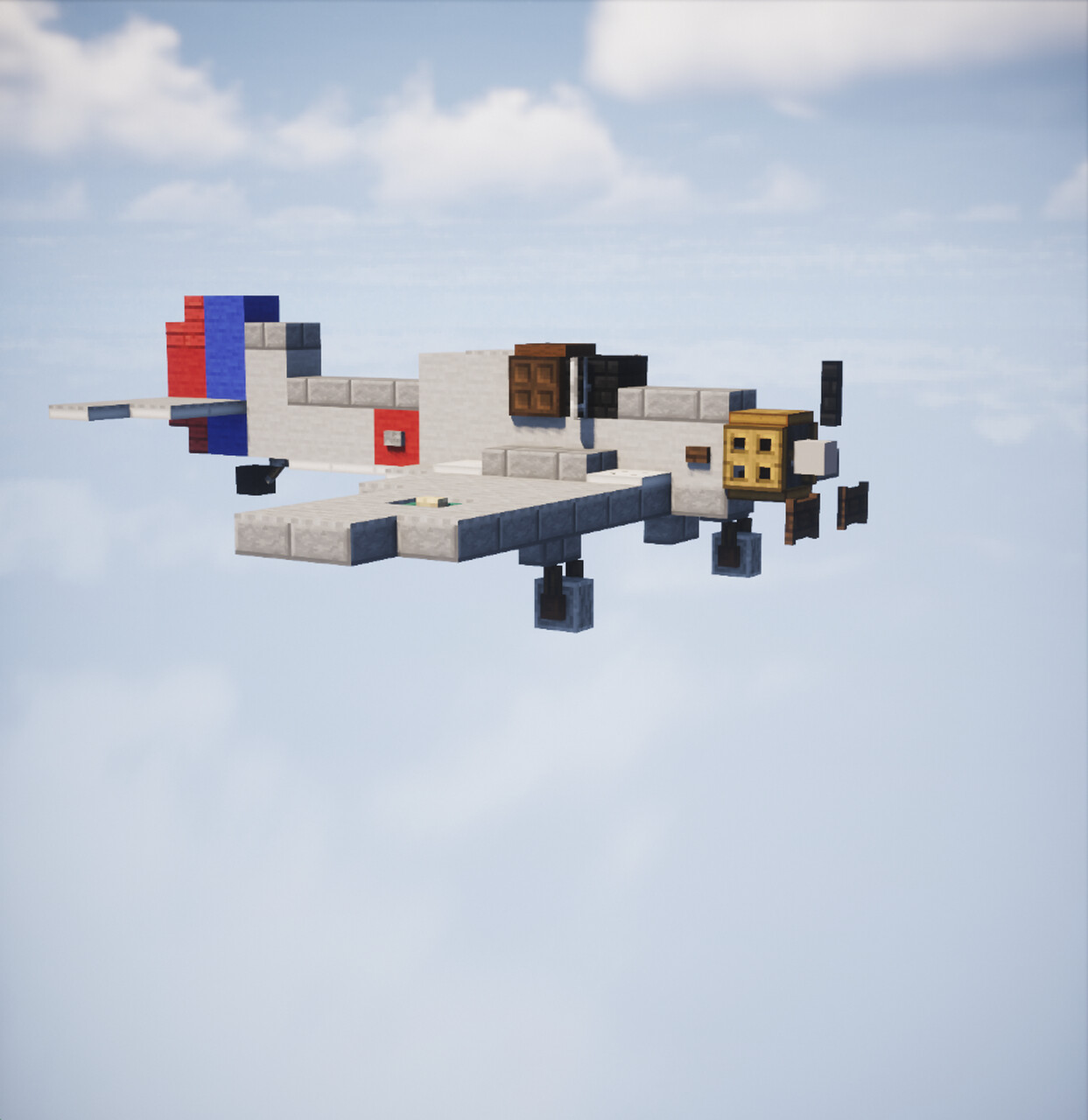 Curtiss P-36 Hawk Minecraft Map