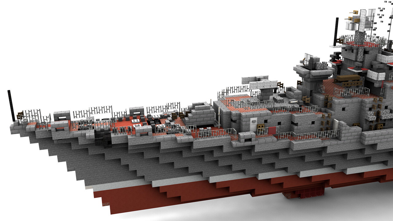 Soviet Mod. Kashin Class Destroyer (Project-61-MP) Minecraft Map