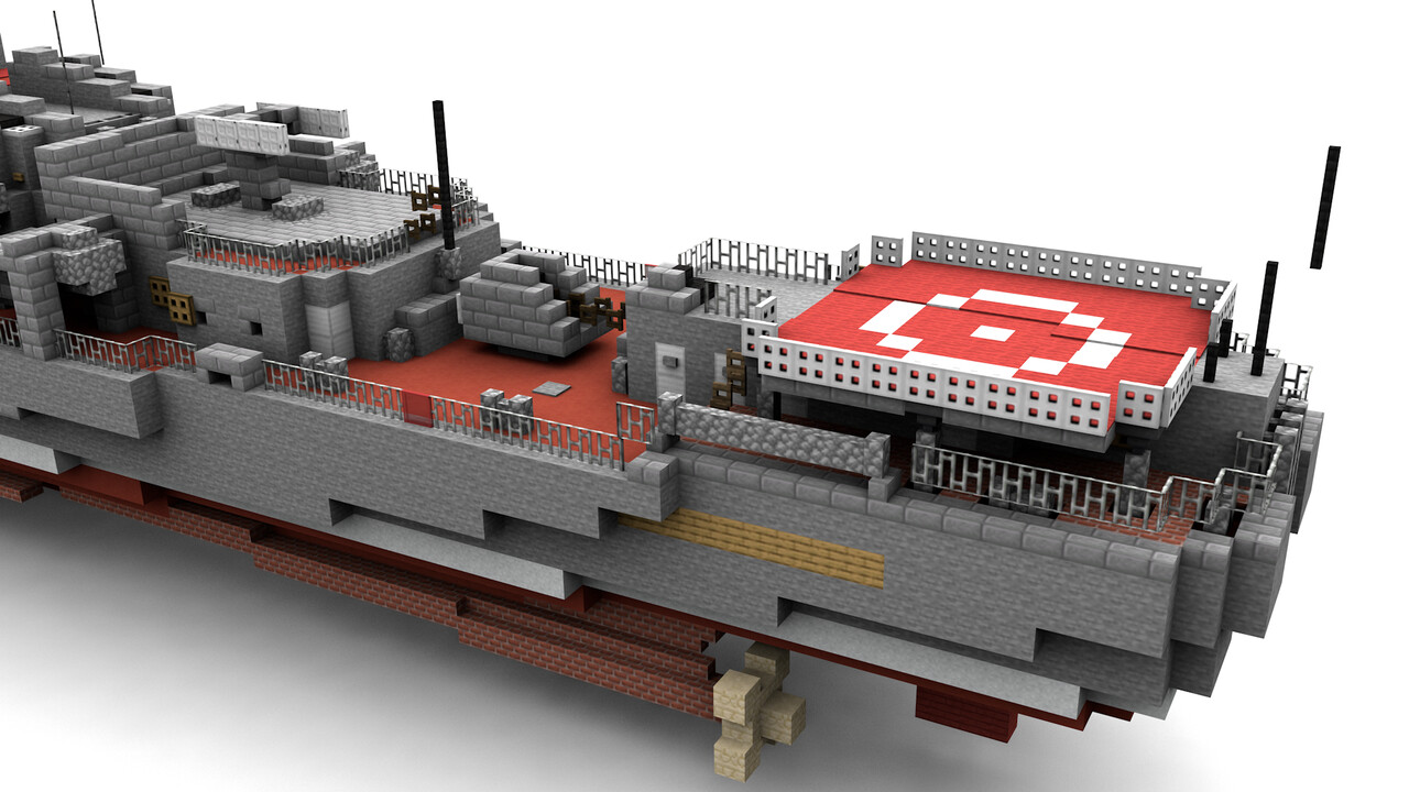Soviet Mod. Kashin Class Destroyer (Project-61-MP) Minecraft Map