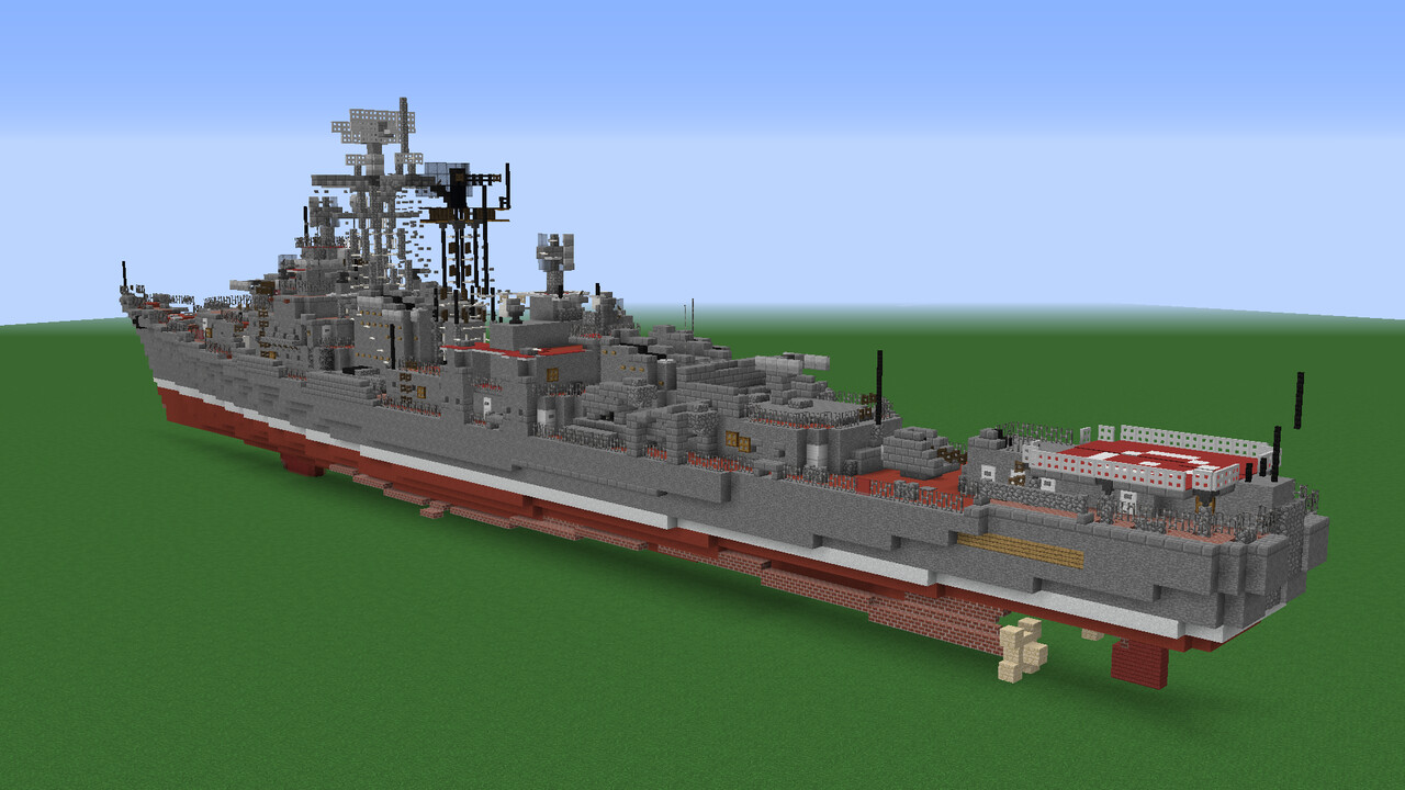 Soviet Mod. Kashin Class Destroyer (Project-61-MP) Minecraft Map