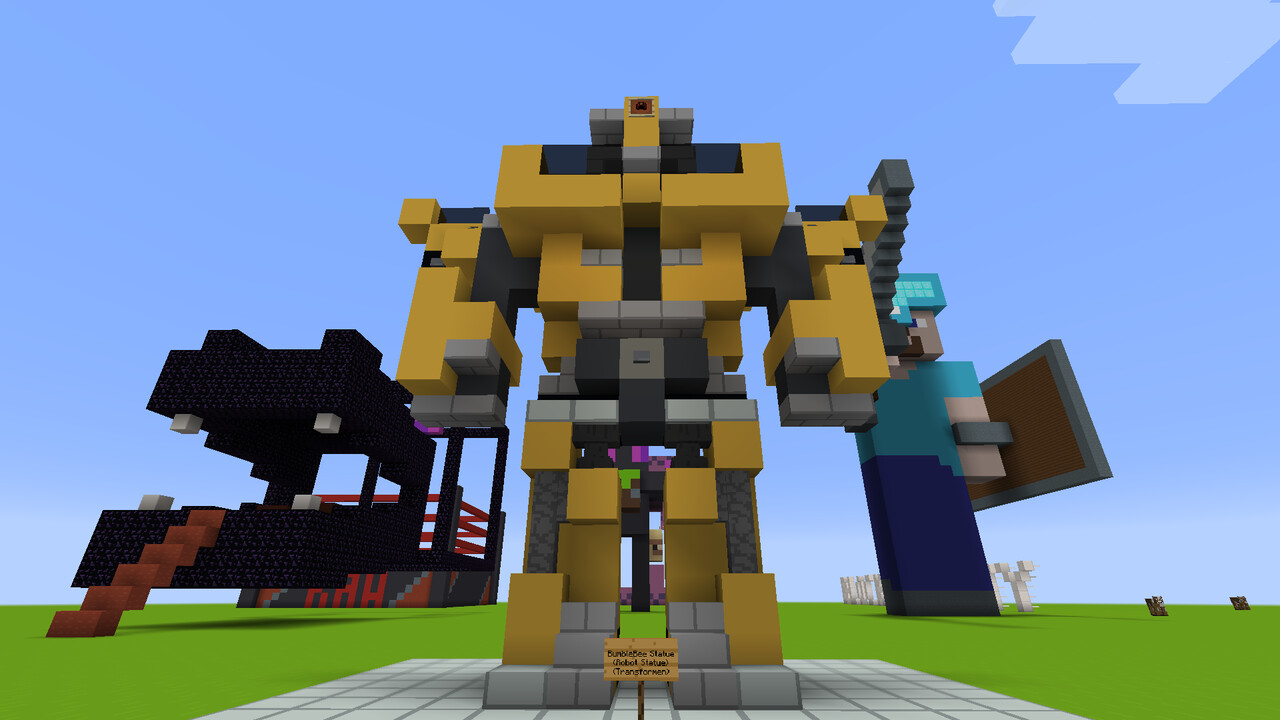 BumbleBee (Robot) Block Game City V1 Minecraft Map