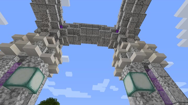 Beautiful Purple Archway (♡° °♡) Minecraft Map