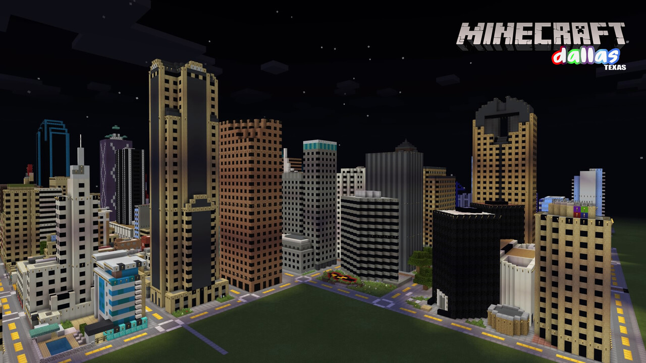 Minecraft: Dallas, Texas (PlayStation 4: Edition) UPDATED Minecraft Map