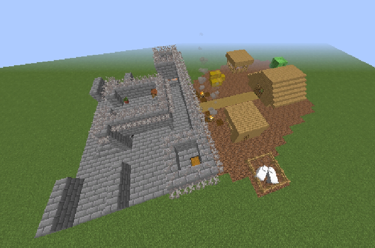 Superflat Base Minecraft Map