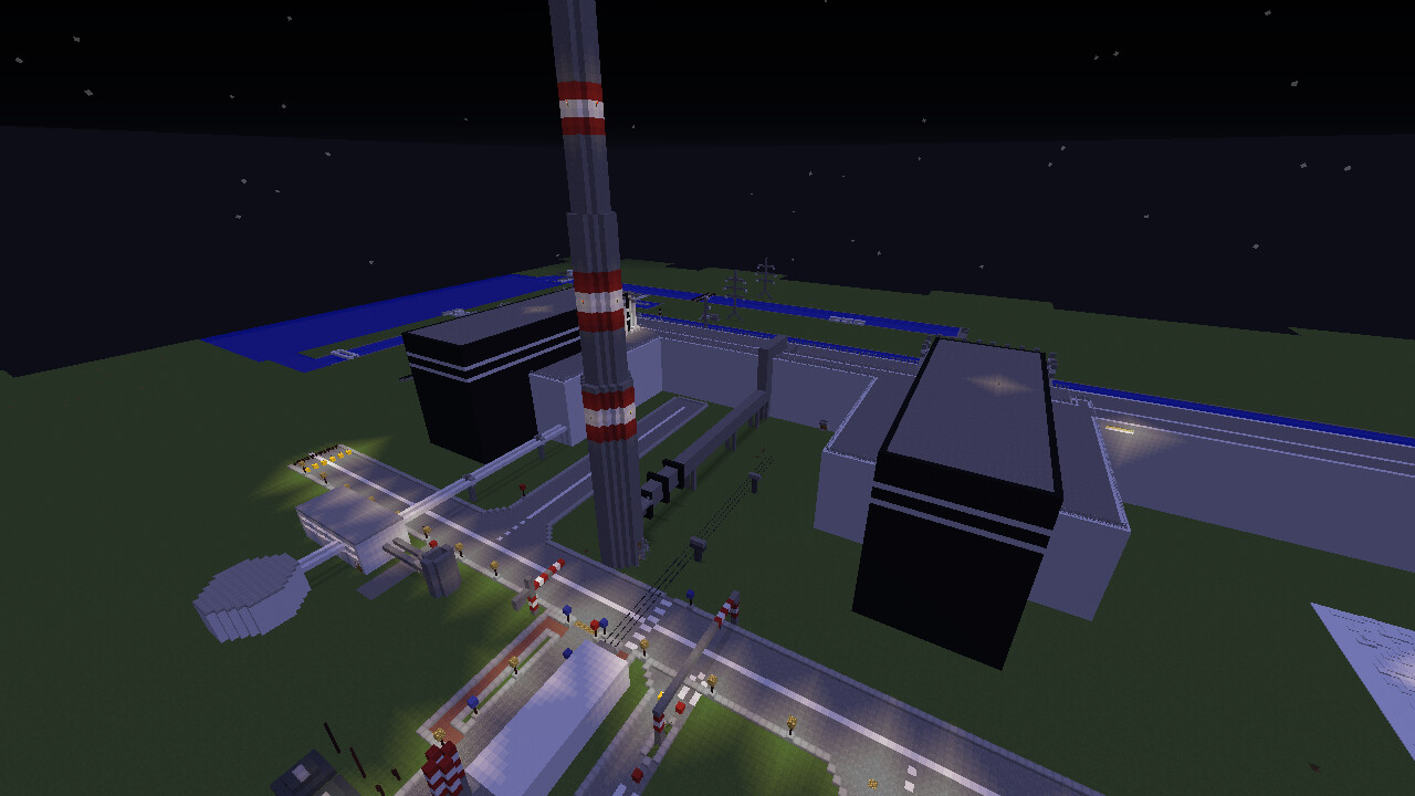Minecraft Nuclear Power Plant Minecraft Map