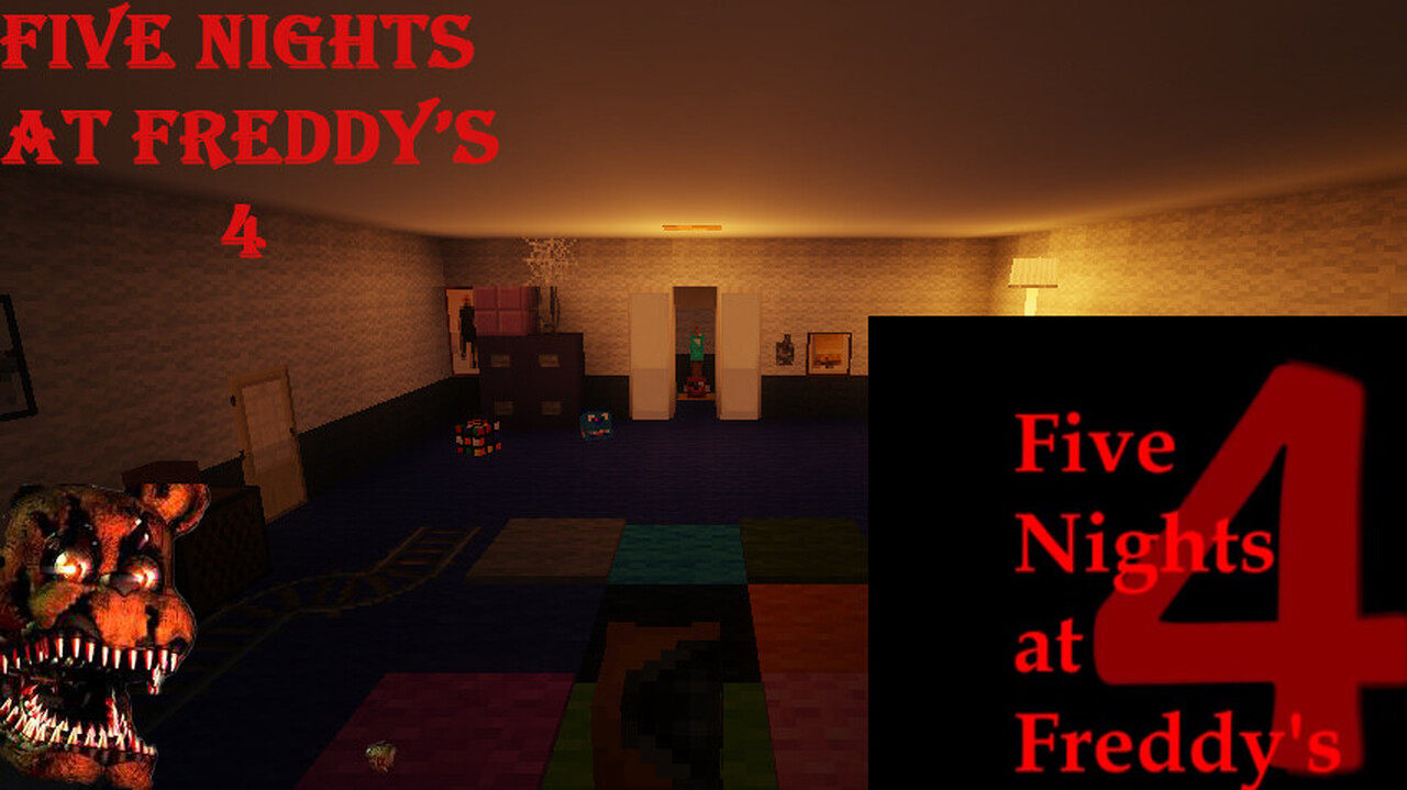 FNAF 4 minecraft map (FNAF WORLD) Minecraft Map