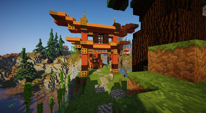 Japanese Temple Minecraft Map
