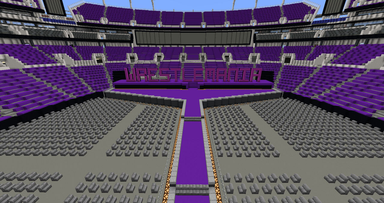 Wrestlemania at M&T Bank Stadium Minecraft Map