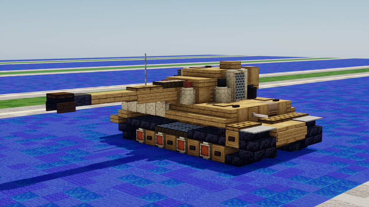 Pz.Kpfw. Tiger H1 (2:1 scale) Minecraft Map