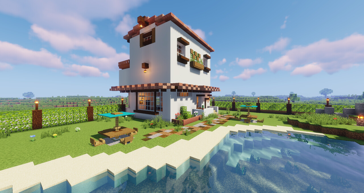 Summer house Minecraft Map
