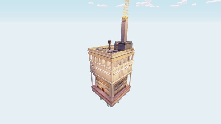 16x16 One Chunk Sky Apartment ~ CE Minecraft Map