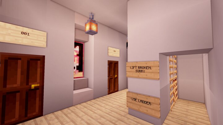 16x16 One Chunk Sky Apartment ~ CE Minecraft Map