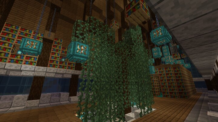 Winter/Snow Elvish Mannor/Mansion/Longhouse, Elf Docks/Port Minecraft Map