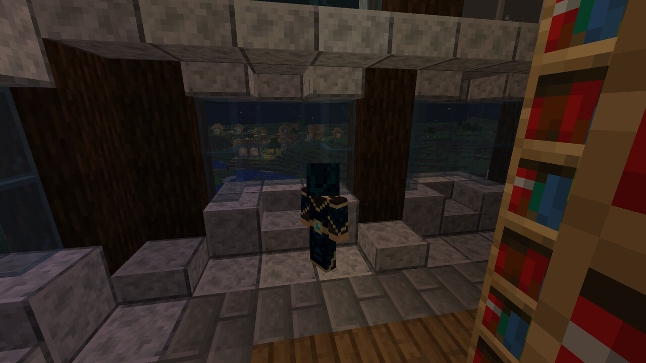 Winter/Snow Elvish Mannor/Mansion/Longhouse, Elf Docks/Port Minecraft Map