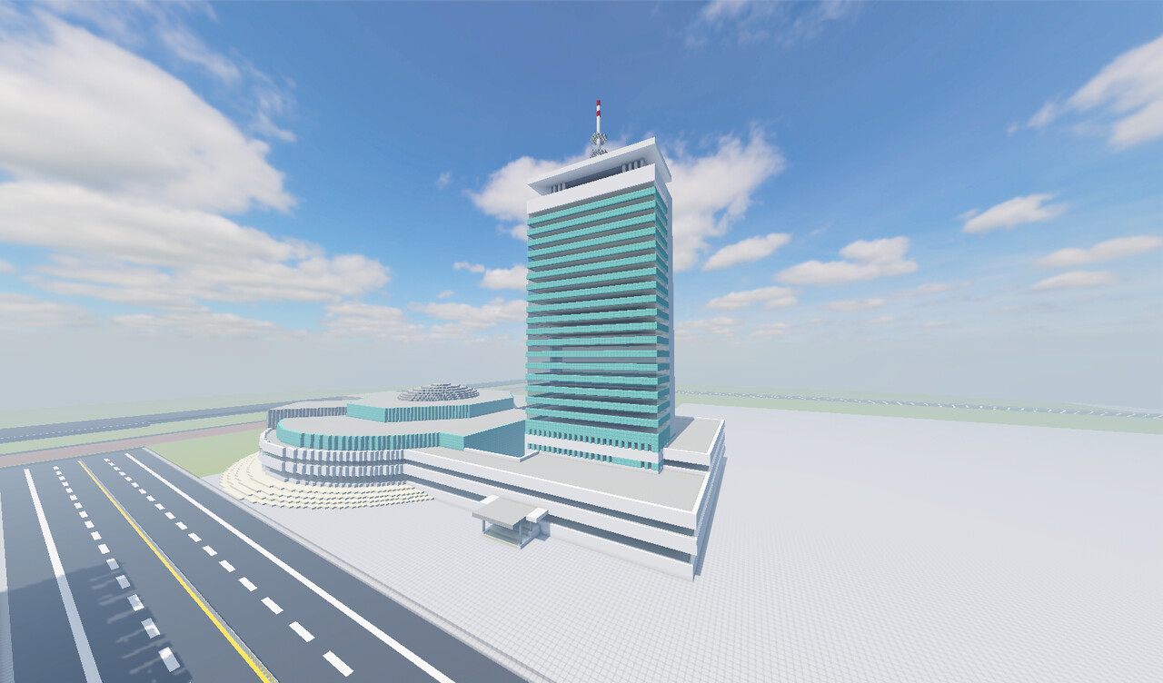 中央广播电视总台复兴路办公区(央视旧址) CCTV building Minecraft Map