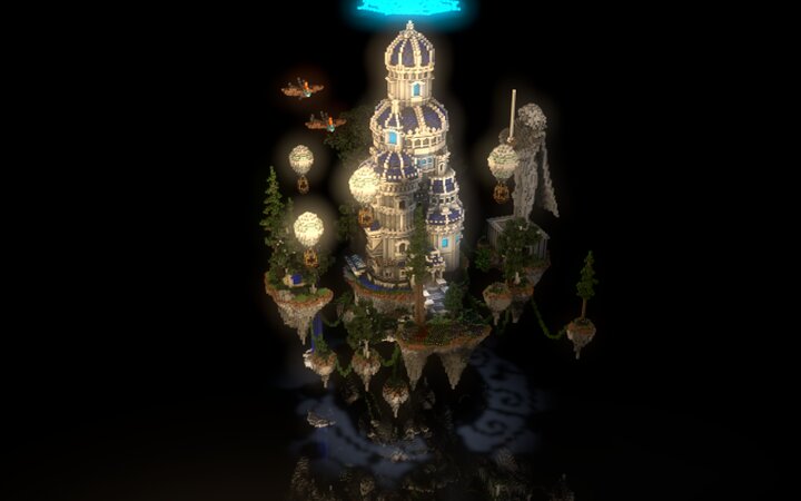 Floating Hub Island Minecraft Map