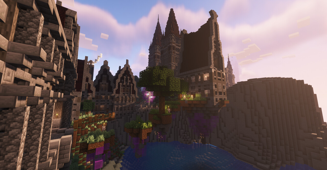 Pendragon - Magical theme town Minecraft Map
