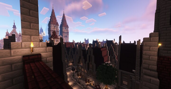 Pendragon - Magical theme town Minecraft Map