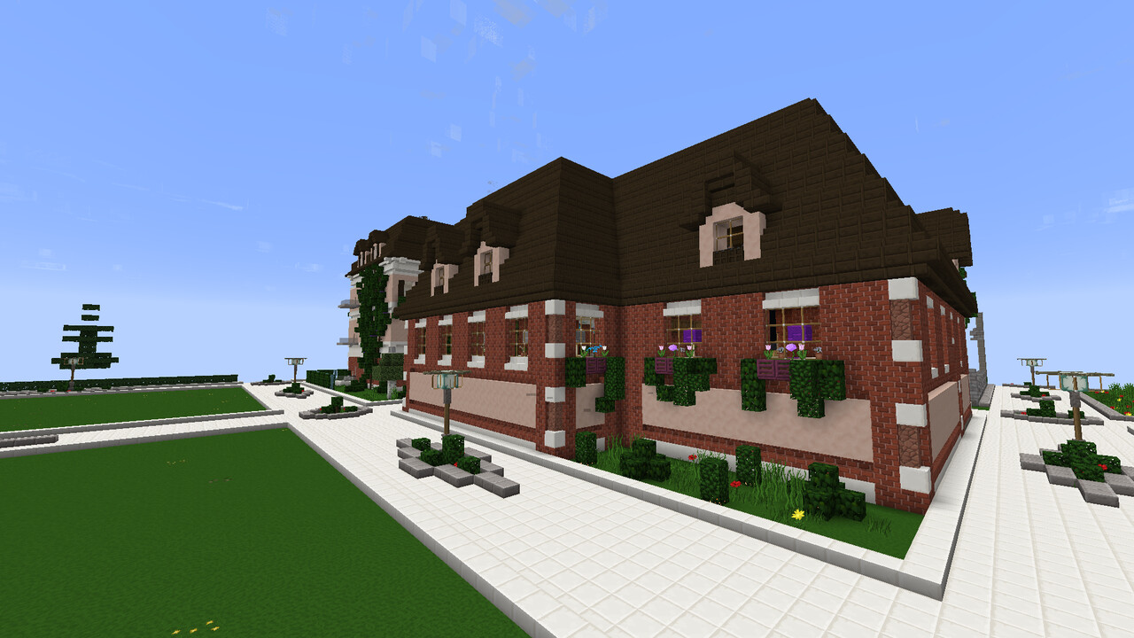 Modern City Building with baker, pharmacy and surgery Minecraft Map