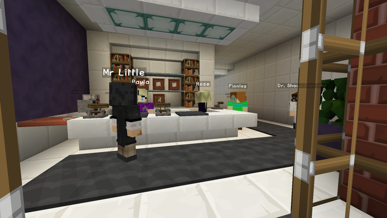 Modern City Building with baker, pharmacy and surgery Minecraft Map