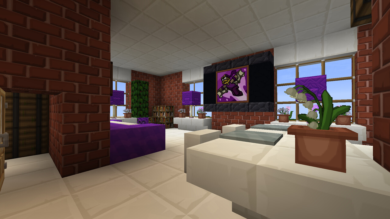 Modern City Building with baker, pharmacy and surgery Minecraft Map