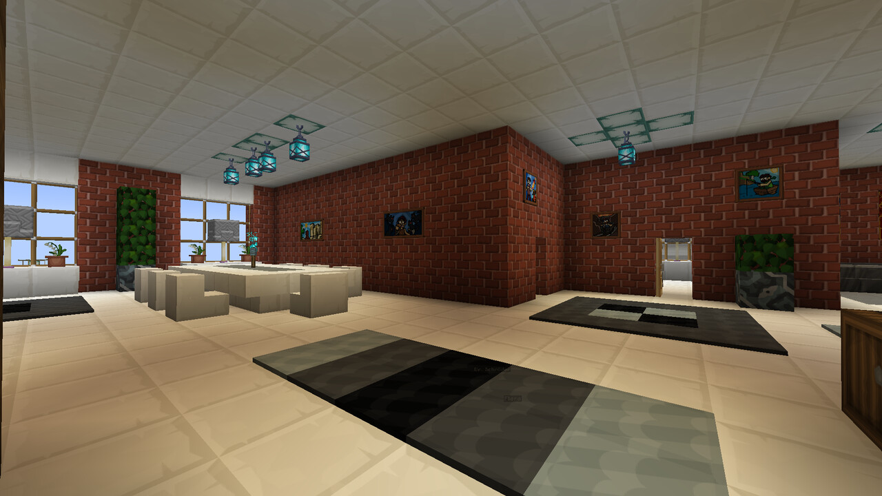 Modern City Building with baker, pharmacy and surgery Minecraft Map