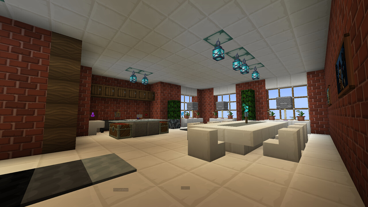 Modern City Building with baker, pharmacy and surgery Minecraft Map