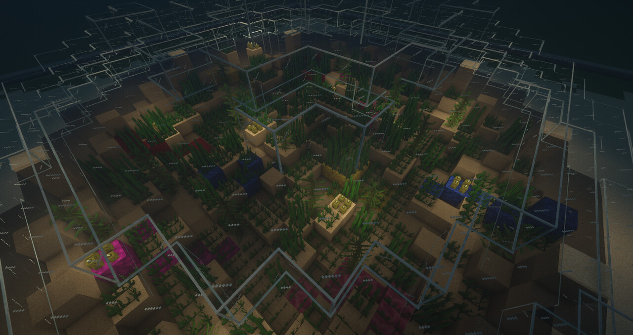 Oasis in a bottle Minecraft Map