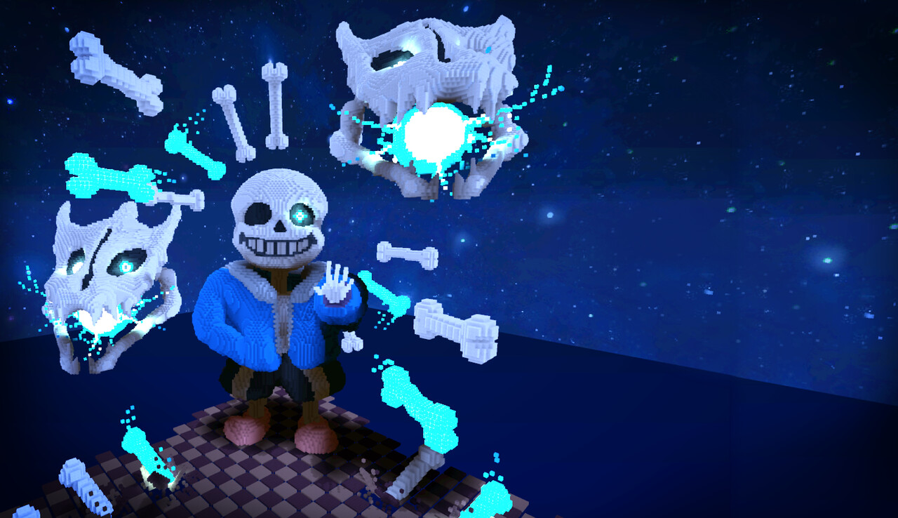 【undertale】Sans boss fight Minecraft Map