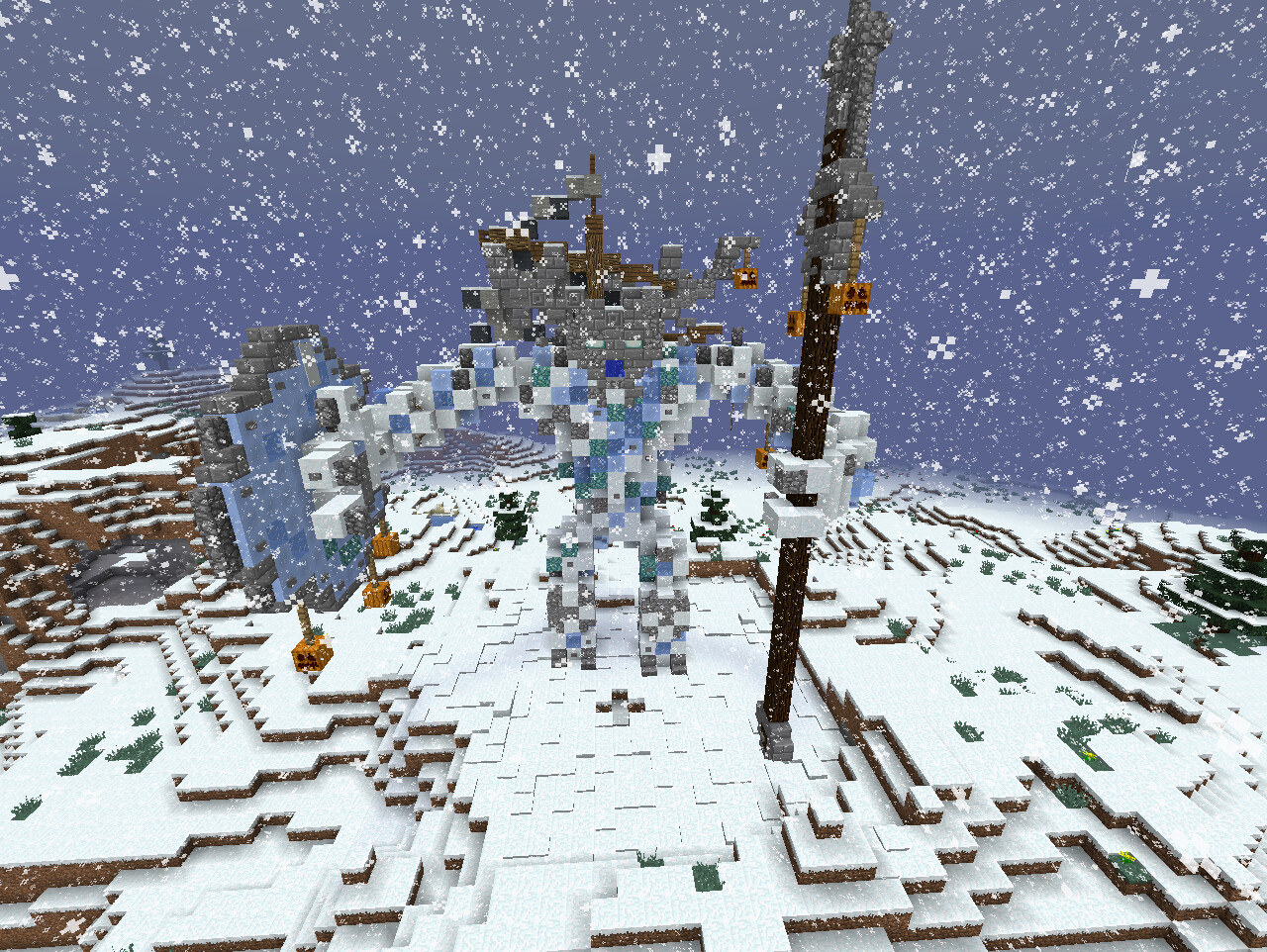 Yourm'Wyrm - ancient snow giant Minecraft Map