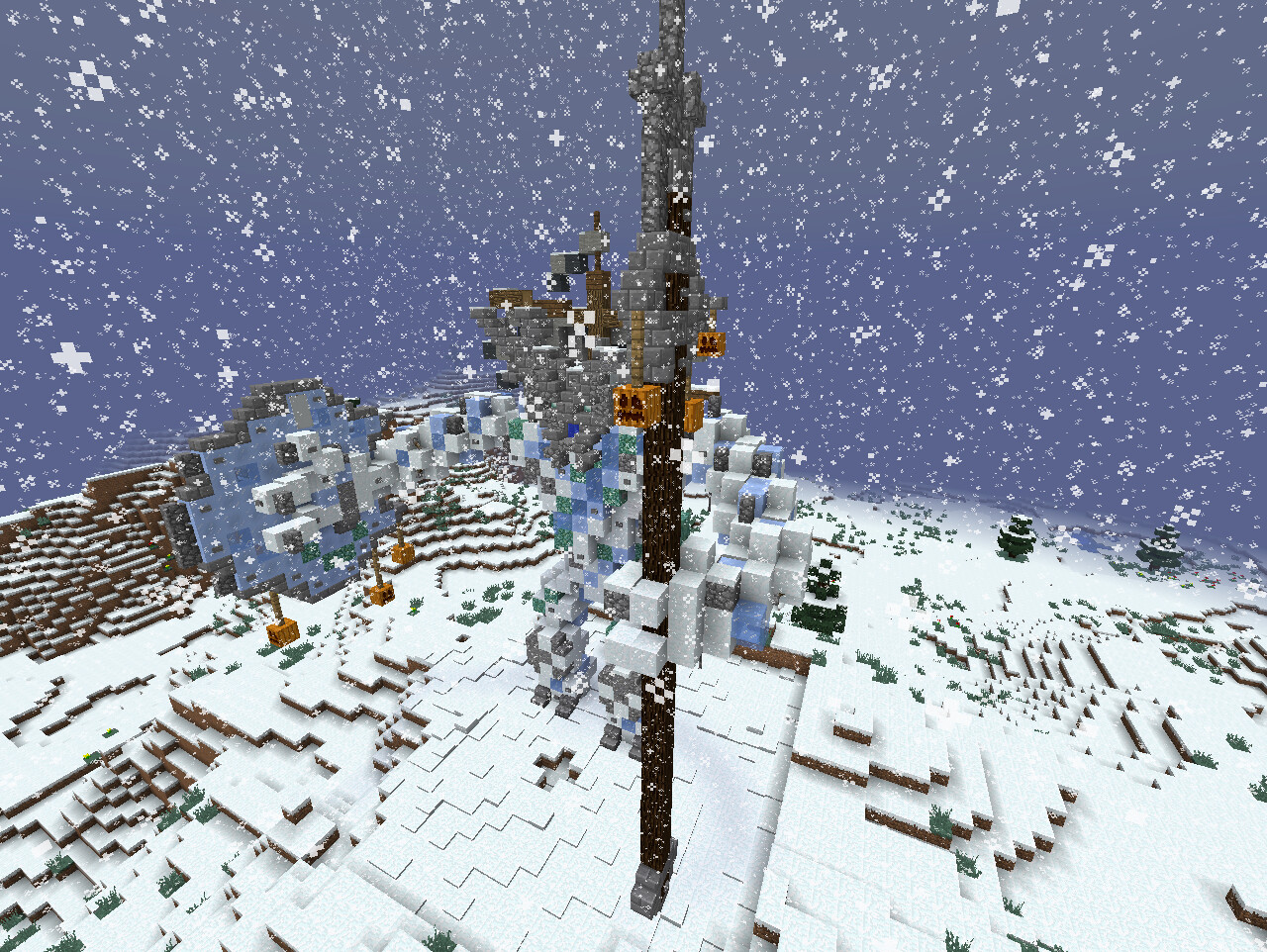 Yourm'Wyrm - ancient snow giant Minecraft Map