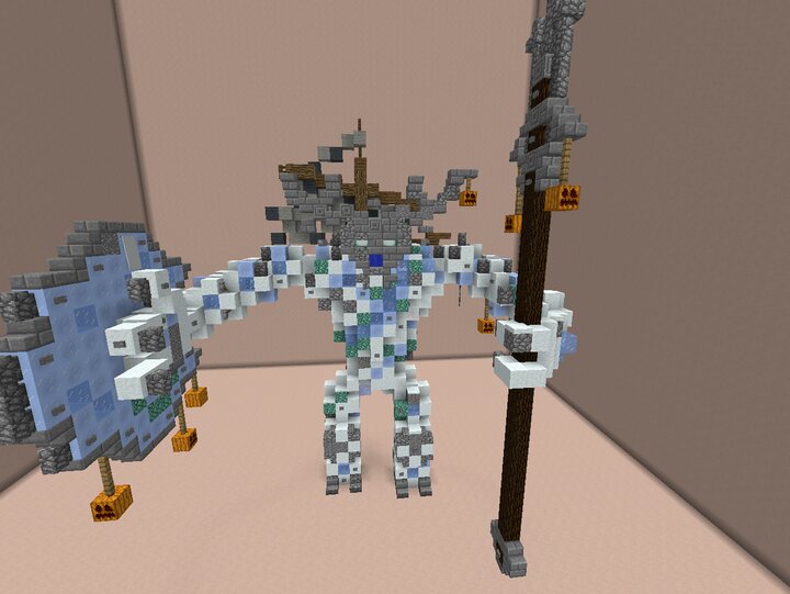 Yourm'Wyrm - ancient snow giant Minecraft Map