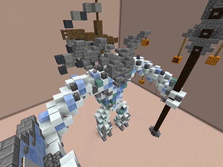 Yourm'Wyrm - ancient snow giant Minecraft Map