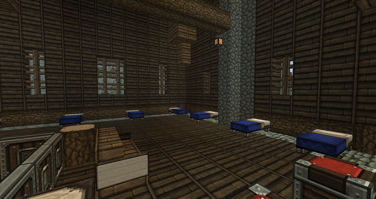 Living quarters castle staff Minecraft Map