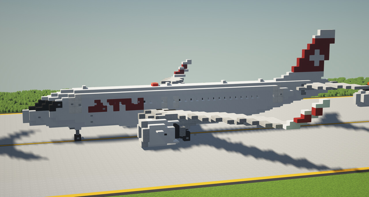 Airbus A320NEO 1.5:1 Scale Minecraft Map