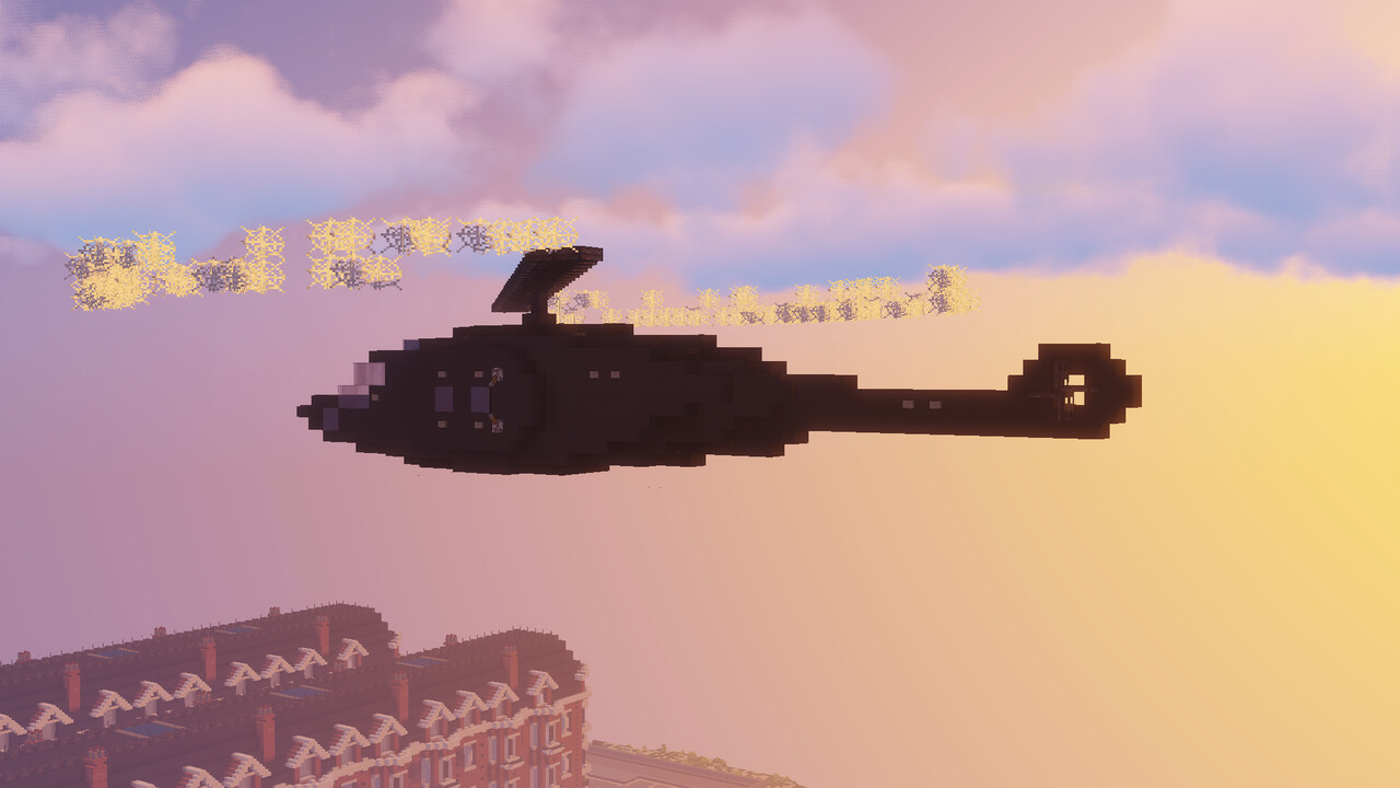Stealth Black Hawk Minecraft Map