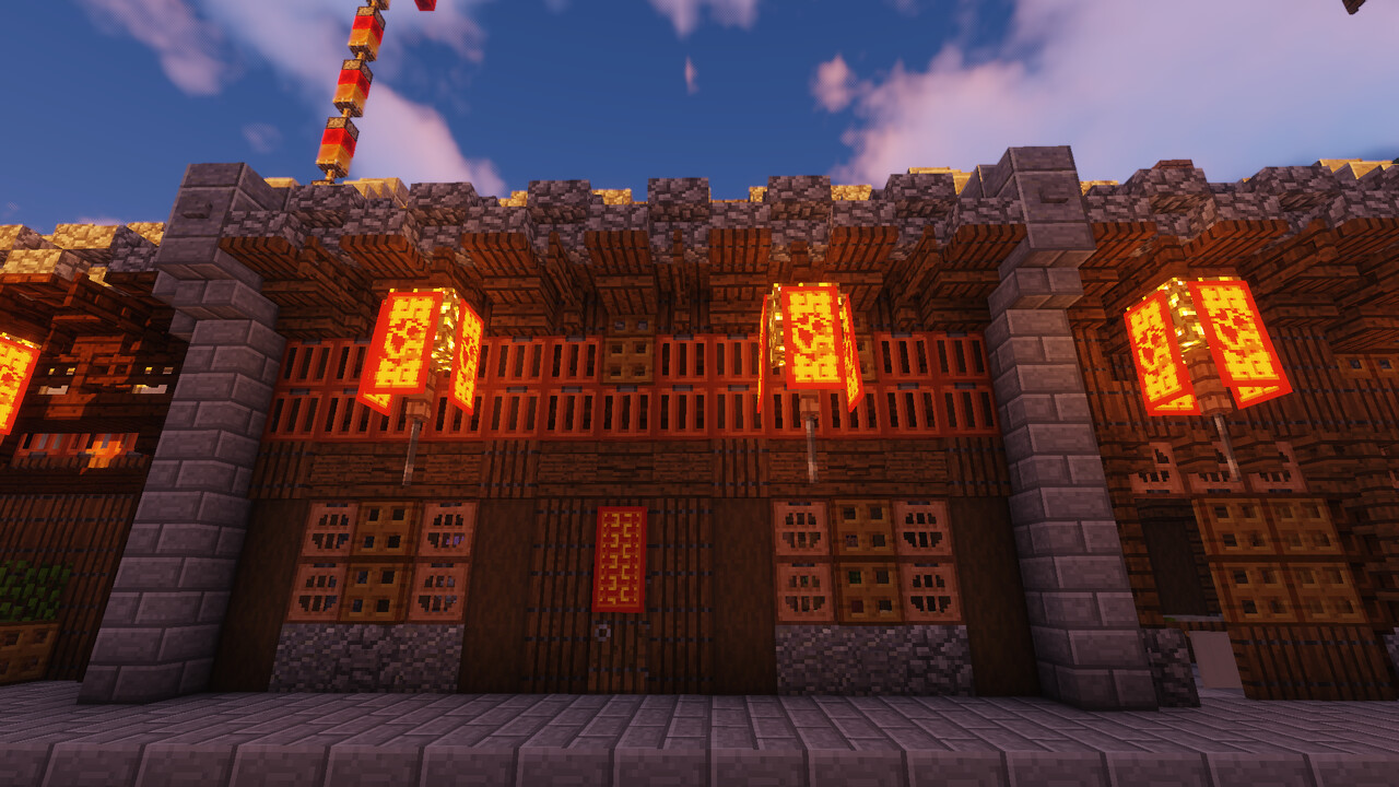 Chinese Buildings Minecraft Map