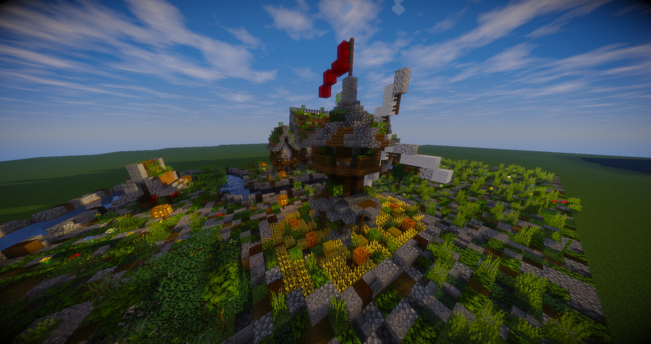 Steampunk Windmill [Schematic] Minecraft Map