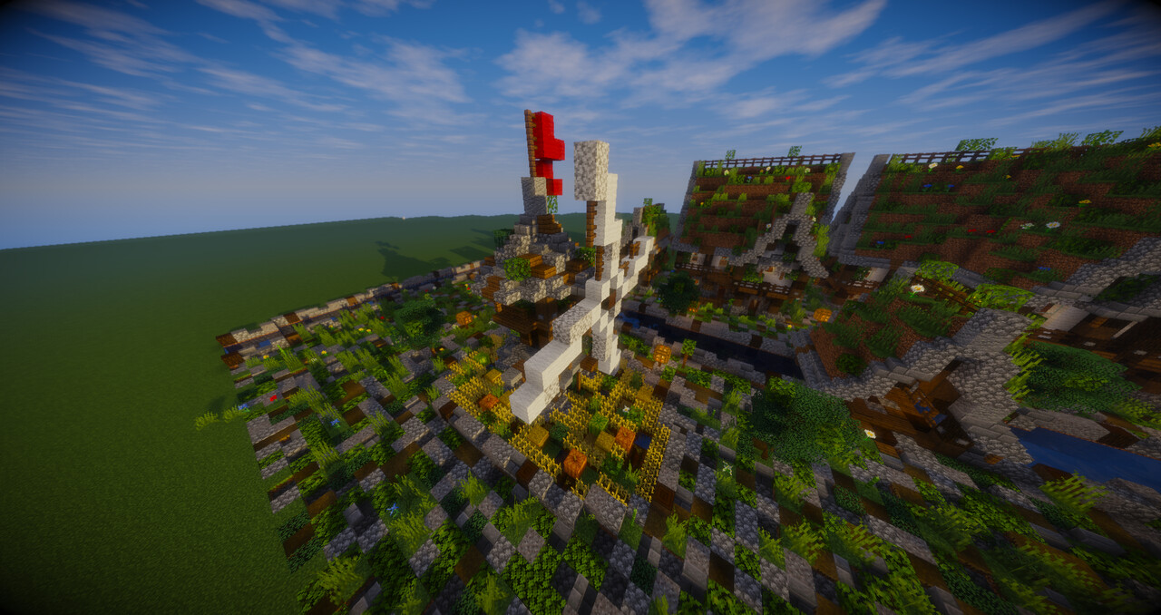 Steampunk Windmill [Schematic] Minecraft Map