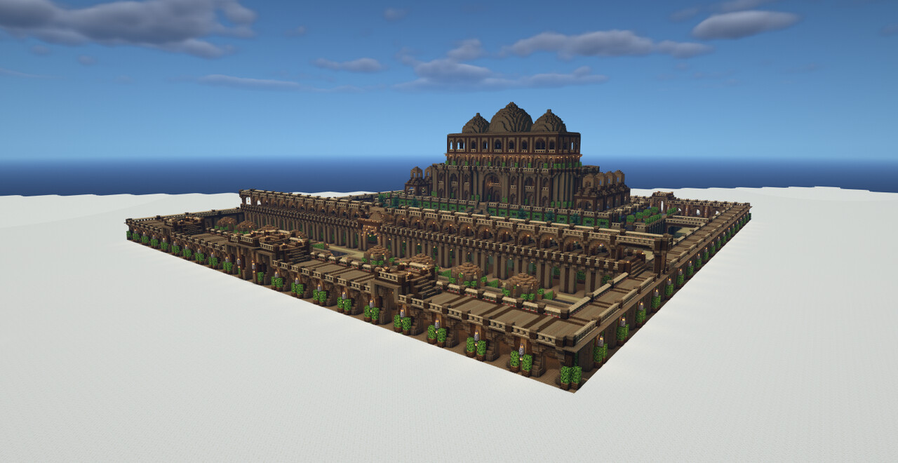 Mughal Wooden Castle Minecraft Map