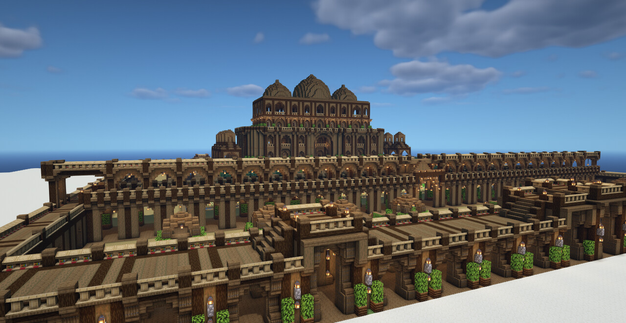 Mughal Wooden Castle Minecraft Map